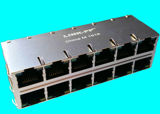 Xếp chồng lên nhau RJ45 2x6 Port LPJG67037AENL Gigabyte Circuit ...